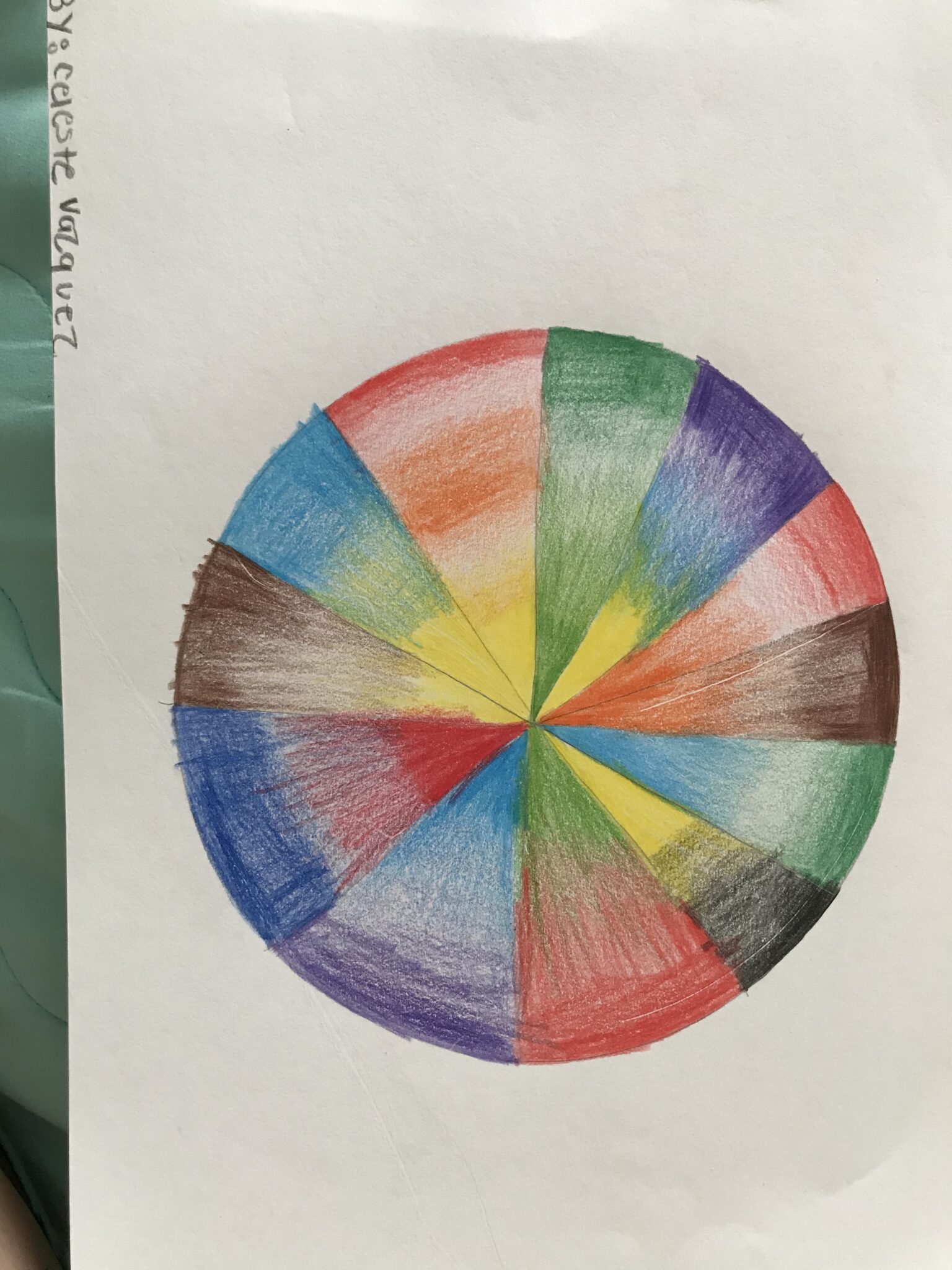 celeste-colored-pencil-wheel | Mrs. Wong's Art Room