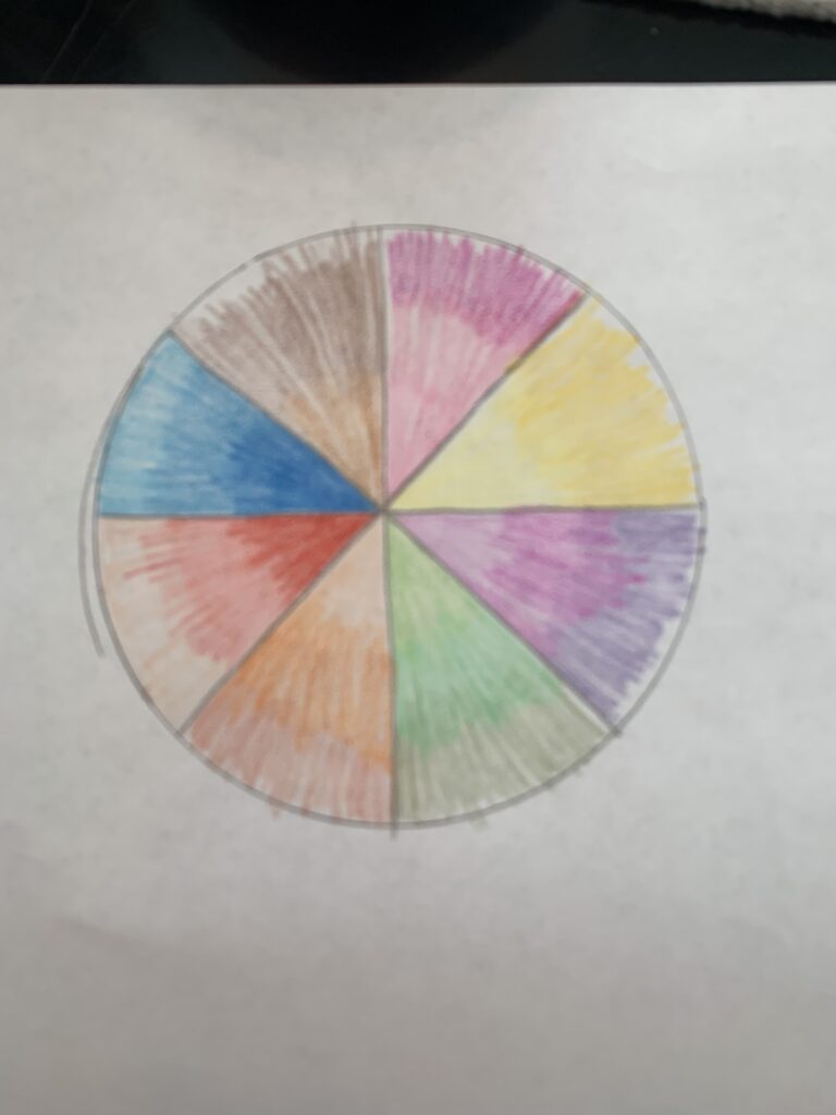 color-pencil-wheel-ava-jungers | Mrs. Wong's Art Room